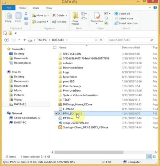How to import Porche PPN login license?